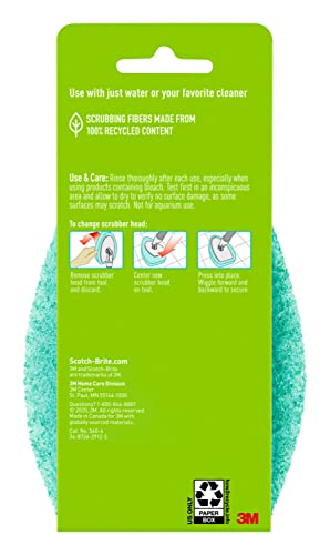 Scotch-Brite Non-Scratch Tub & Tile Scrubber Refill Pads, Pack of 6