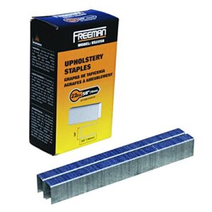 freeman pneumatics us2258 22 gauge staples box, 5/8″, 5000-piece