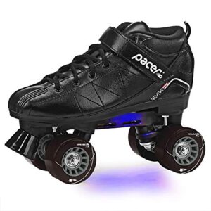 Pacer Revive Light-Up Roller Skate - Black sz 1