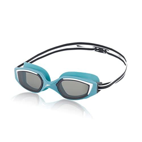 Speedo Women's Swim Goggles Hydro Comfort, Porcelain Blue/Smoke