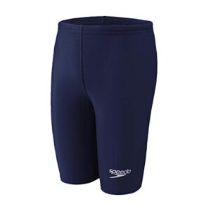 speedo boy’s swimsuit jammer powerflex eco solid youth speedo navy, 26