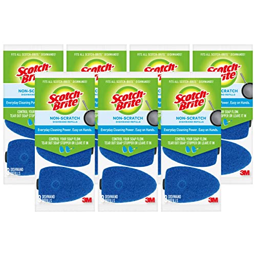 Scotch-Brite Non-Scratch Dishwand Refills, Fits All Scotch-Brite Dishwands, 21 Refills