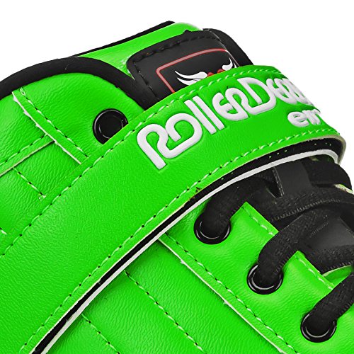 Stomp Factor 5 Black Quad Skates Color Green Size 4