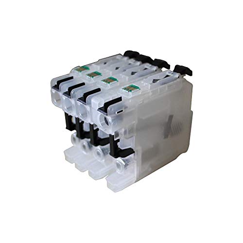 UniPrint LC203 Empty refillable Ink Cartridge Compatible for Brother MFC-J460DW J480DW J485DW J680DW J880DW J885DW Printer with ARC chip