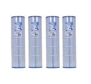 unicel c-7489-4 pool, spa or hot tub filter cartridge, 4 pack, white