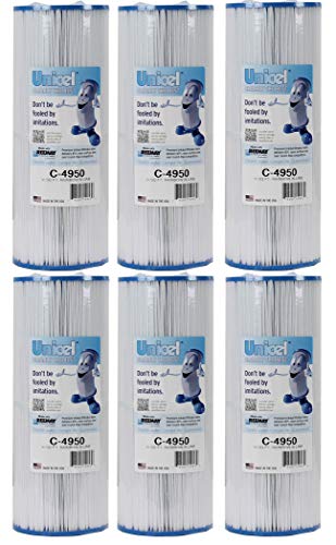 Unicel C-4950 Hot Tub and Spa 50 Sq. Ft. Replacement Filter Cartridge for C-4326 and C-4625 cartridges (6 Pack)