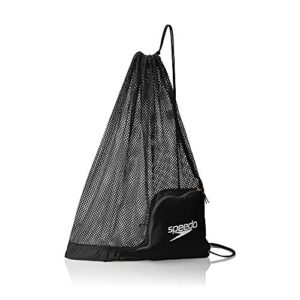 speedo unisex-adult ventilator mesh equipment bag, speedo black