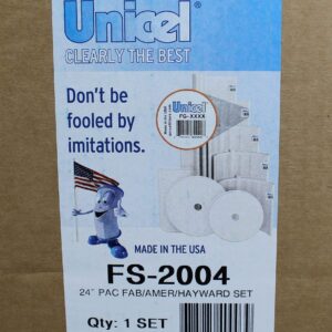 Unicel FS2004 48 Sq. Ft. Complete DE Filter Grid Set (7 Full, 1 Partial)