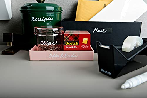 Scotch Super-Hold Tape, 6 Rolls, Transparent Finish, 50% More Adhesive, Trusted Favorite, 3/4 x 1000 Inches, Boxed (700K6)