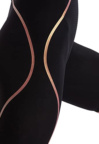 Speedo Women's Fastskin LZR Pure Intent Closed Back Kneeskin Black/Rose Gold 26