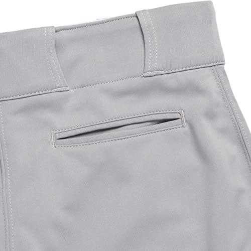 CHAMPRO Triple Crown Open Botton Pant, GREY, Medium