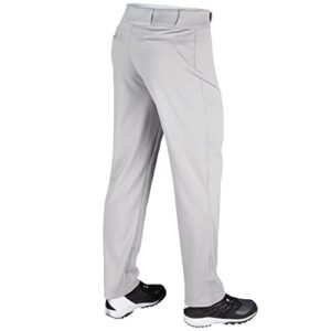 CHAMPRO Triple Crown Open Botton Pant, GREY, Medium