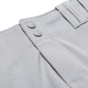 CHAMPRO Triple Crown Open Botton Pant, GREY, Medium