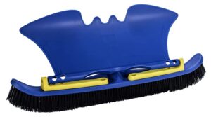 aqua ez – hydrodynamic 18 inch nylon bristle pool brush w/ dynamic wing for effortless cleaning (for vinyl, gunite, and above ground pools)