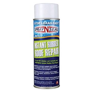 leisure time 60030 white spray n seal roof repair – 16 oz.