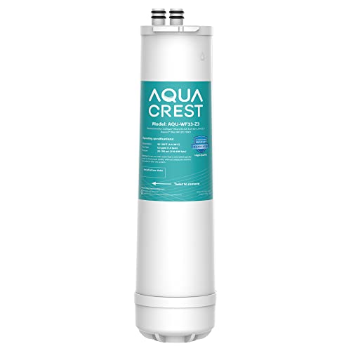 AQUA CREST RC 3 EZ-Change Advanced Water Filter Replacement, Replacement for Culligan RC-EZ-3, IC-EZ-3, US-EZ-3, RC-EZ-1, Brita USF-201, USF-202, DuPont WFQTC30001, WFQTC70001, 2K Gallons (Pack of 1)