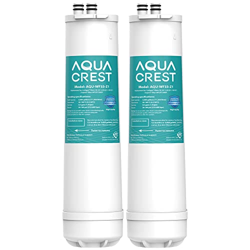 AQUA CREST RC 1 EZ-Change Basic Water Filtration Replacement, Replacement for Culligan IC-EZ-1, US-EZ-1, RV-EZ-1, Brita USF-201, USF-202, DuPont WFQTC30001, WFQTC70001, 3K Gallons (Pack of 2)