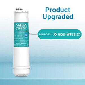 AQUA CREST RC 1 EZ-Change Basic Water Filtration Replacement, Replacement for Culligan IC-EZ-1, US-EZ-1, RV-EZ-1, Brita USF-201, USF-202, DuPont WFQTC30001, WFQTC70001, 3K Gallons (Pack of 2)