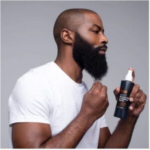 Scotch Porter Leave-in Conditioner Spray: Men's Daily Hydration Leave-In Beard & Hair Conditioner Spray Coconut, Avocado, & More | 8oz Bottle with Pump Spray