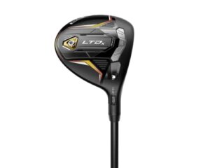 cobra golf 2022 ltdx fairway matte black-gold fusion (men’s, right hand, project x, reg flex, 5w-18.5)