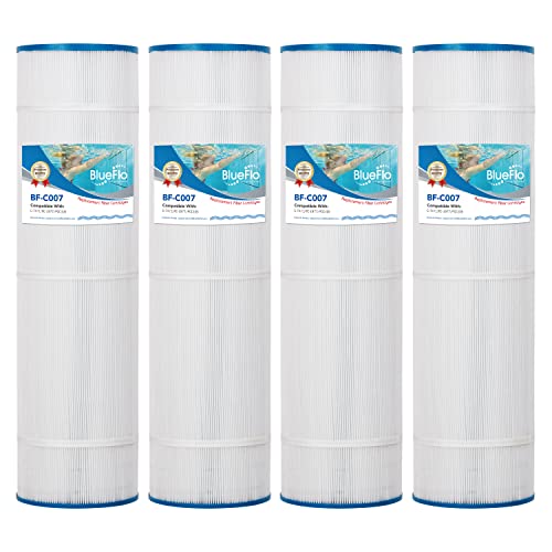 BLUEFLO Pool and Spa Filter Cartridge Replacement for Unicel C-7471, Filbur FC-1977, PCC105, Pentair CCP420, Pack of 4