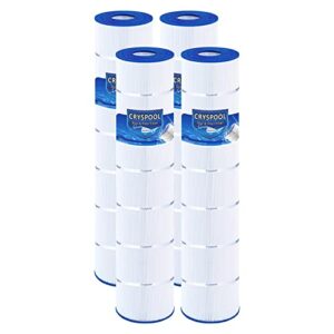 cryspool pool filter cartridge compatible with hayward cx1280re,swimclear c5025, c5030,c5000, pa131-pak4, unicel c-7494, c5020,filbur fc-1227, 4 ×131 sq.ft, 4 pack