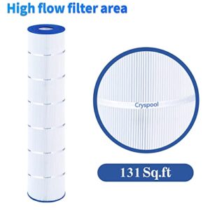 Cryspool Pool Filter Cartridge Compatible with Hayward CX1280RE,SwimClear C5025, C5030,C5000, PA131-PAK4, Unicel C-7494, C5020,Filbur FC-1227, 4 ×131 sq.ft, 4 Pack