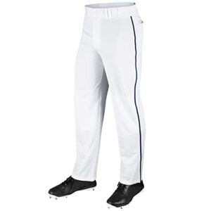 champro men’s standard straight, white, navy, medium