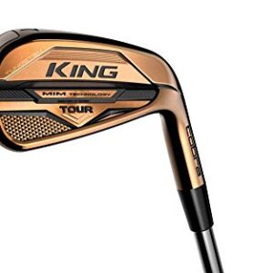 Cobra Golf 2021 King Mim Tour Copper Iron Set (Men'S, Right Hand, Steel, Stiff Flex, 4-Pw)