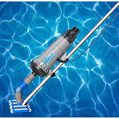 The VacDaddy Portable Pool Vacuum with NO Battery Required! Plug It in and Just Vac It! Residential and Commercial Pool Cleaner, Heavy Duty Professional Power, for Inground & Above Ground Pools