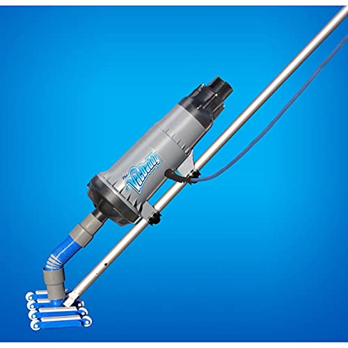 The VacDaddy Portable Pool Vacuum with NO Battery Required! Plug It in and Just Vac It! Residential and Commercial Pool Cleaner, Heavy Duty Professional Power, for Inground & Above Ground Pools