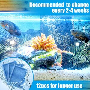 ZBOLI No.2 Aquarium Filter Cartridge Compatible with 10-20 Gallon Power Filters,EZ-Change #2 Fish Tank Filters Cartridge,Marineland Filter b Replacement,for AquaTech 10 to 20,12 Pack