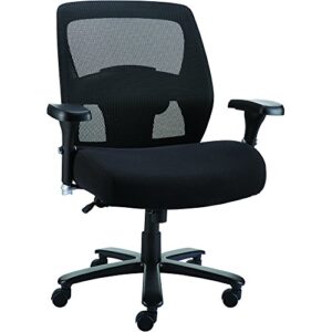 staples 1680262 driscott mesh big and tall chair black