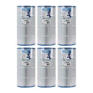 unicel c-8600 filter cartridge hayward star clear ii c1500 cx800re pa80 (6 pack)