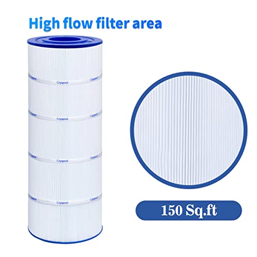 Cryspool Pool Filter Compatible with  Jandy CS150, R0462300, PJANCS150, Hayward X-Stream CC1500, CCX1500RE,Unicel C-8414, Filbur FC-1287,Pro Clean 150,PWWCT150, 817-0150N,150 sq. Ft, 1 Pack