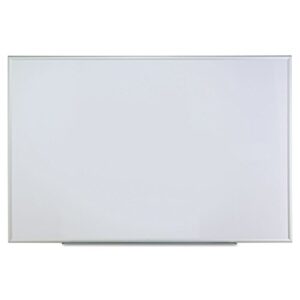 universal 43626 dry erase board, melamine, 72 x 48, satin-finished aluminum frame