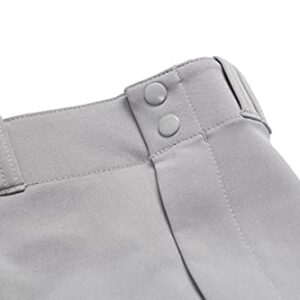 CHAMPRO mens Ob Loose-fit MVP Open Bottom Relaxed Fit Baseball Pant, Grey, Medium US