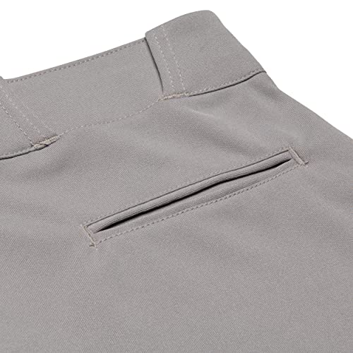 CHAMPRO mens Ob Loose-fit MVP Open Bottom Relaxed Fit Baseball Pant, Grey, Medium US