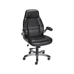 staples 923571 torrent bonded leather managers chair black