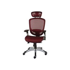 Staples 2257054 Hyken Technical Mesh Task Chair Red