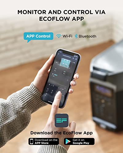 EF ECOFLOW Portable Power Station DELTA Pro, 3.6KWh Expandable Portable Home Battery(LiFePO4), 3600W AC Output, Solar Generator (Solar Panel Not Included) For Home Backup, RV, Travel, Outdoor Camping