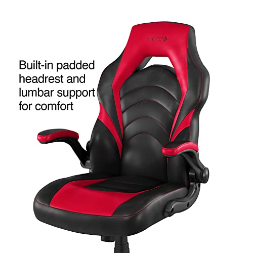 STAPLES 2710774 Gaming Chair Black and Red