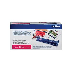 brother tn210m toner cartridge (magenta) in retail packaging