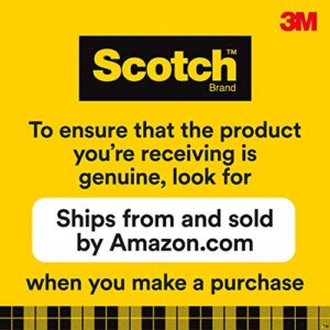 Scotch Transparent Tape, 3 Boxes, 1 in x 2592 in (600-72-3PK)