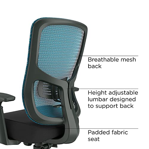 STAPLES 2258153 Kroy Mesh Task Chair Blue (50232)