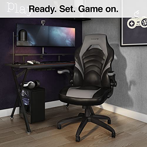 STAPLES 2829477 Gaming Chair Black and Grey