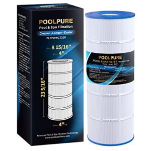 poolpure pwwct200 replacement cartridge for waterway clearwater ii 200, p/n 817-0200n, pwwct200, unicel c-8419, filbur fc-1288 1pack