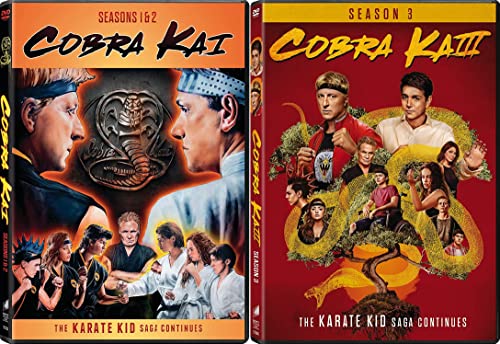 Cobra Kai Seasons 1 & 2 / Cobra Kai Season 3 (Complete Seasons 1-3 DVD 2-Pack)