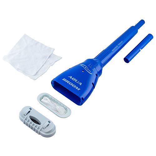 POOL BLASTER Water Tech Aqua Broom, Battery-Powered, Cordless Pool Cleaner, Spa Vacuum and Hot Tub Cleaner for In-ground, Above Ground and Soft-Sided Pools