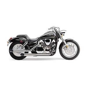 cobra slash cut slip-on exhaust for 04-09 honda vtx1300c